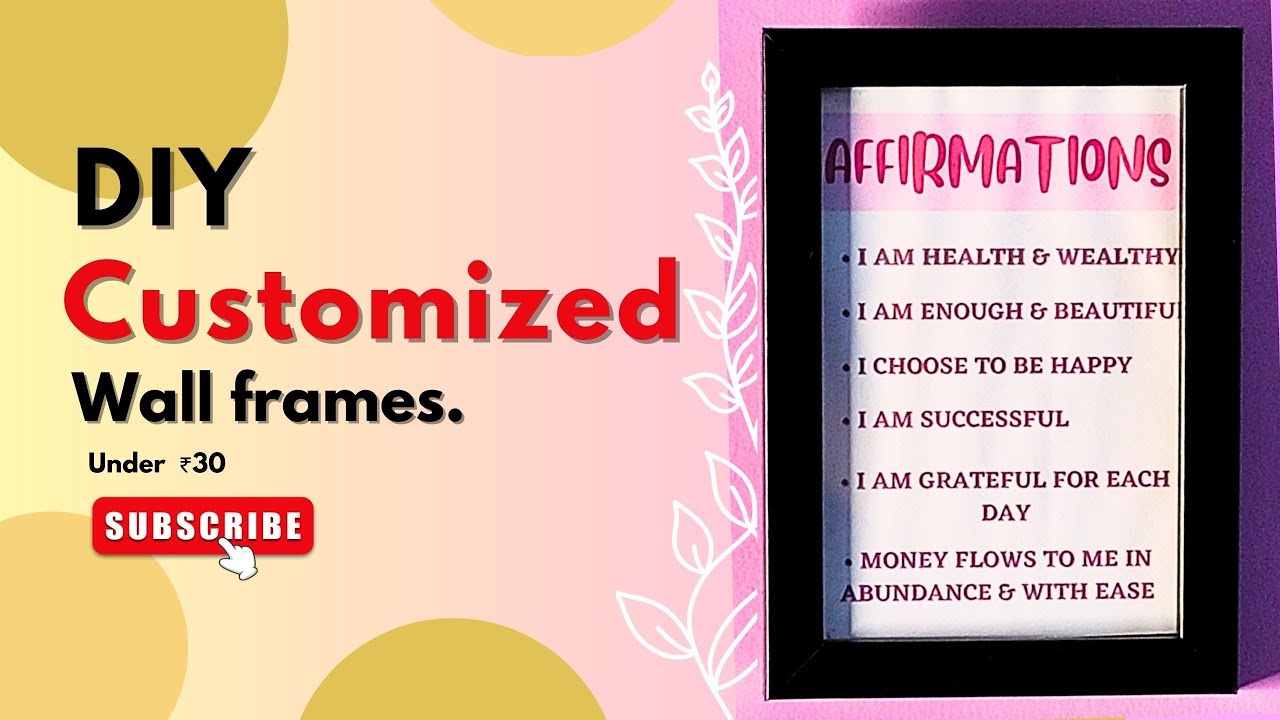 Create own Quotes/Affirmations frames with Canva (tutorial) #motivation ...