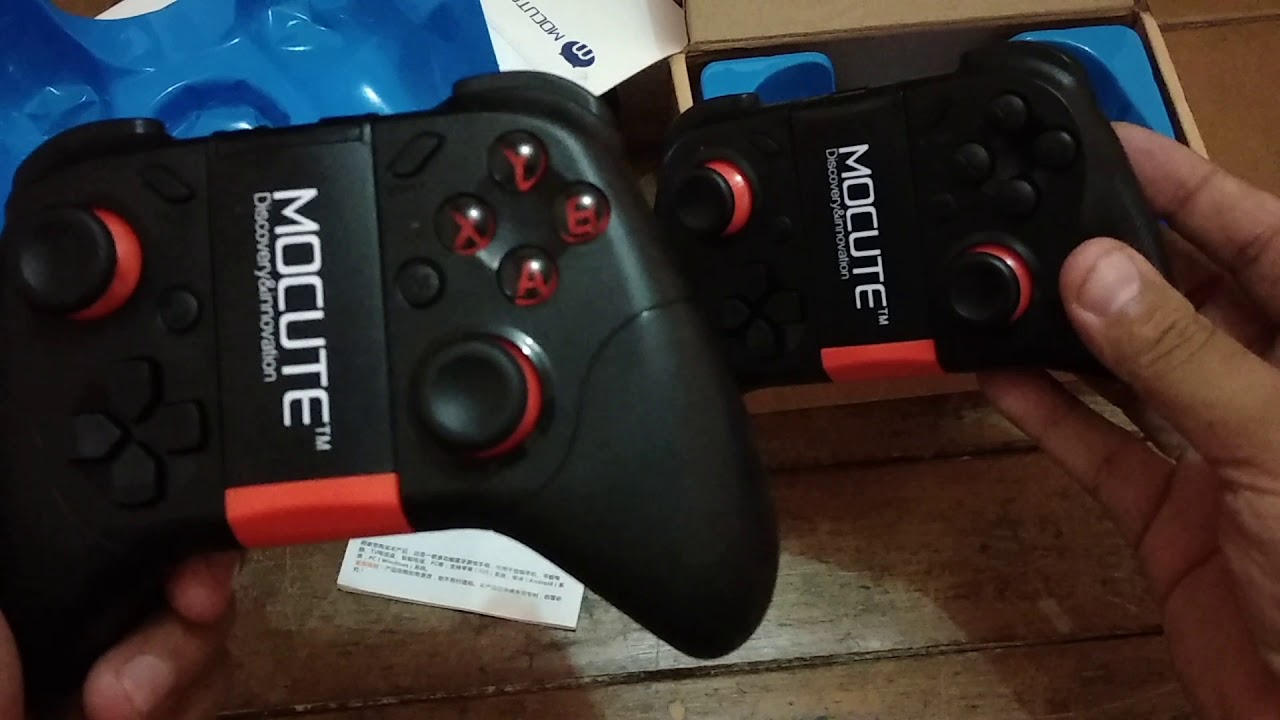 Gamepad joystick Bluetooth Mocute 050 e 054 - YouTube