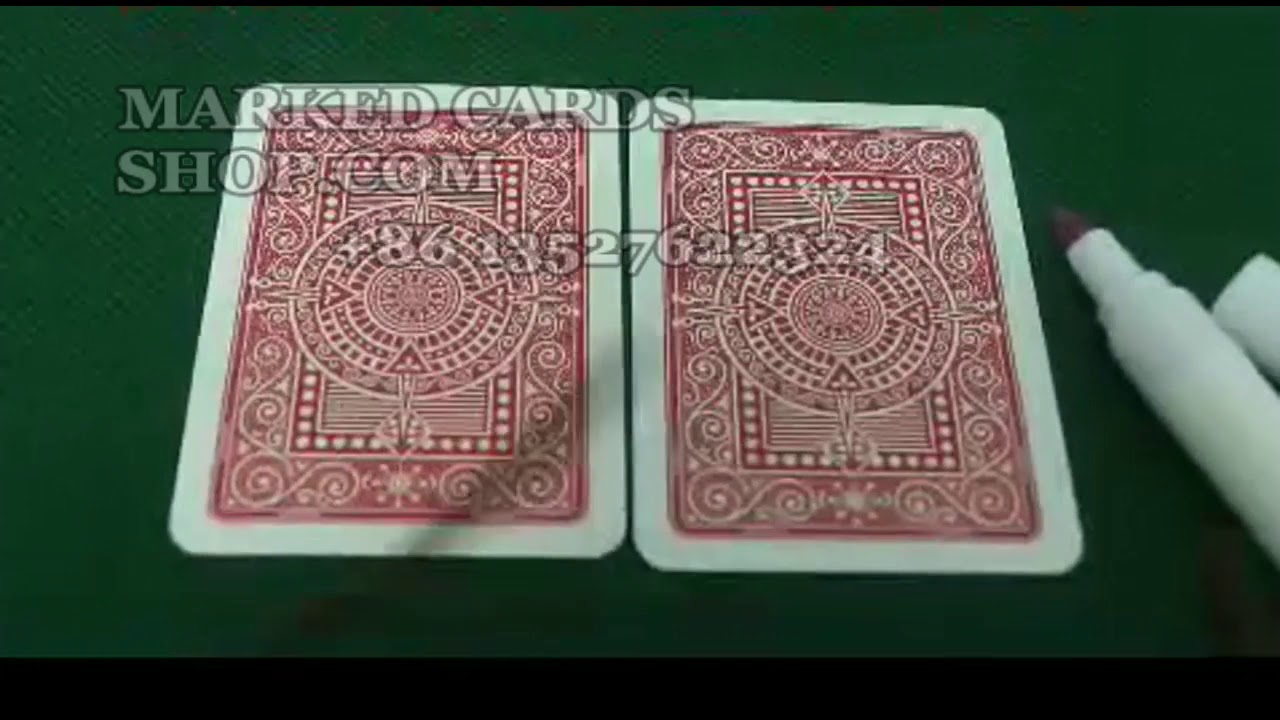 How to mark cards with invisible ink pen - YouTube