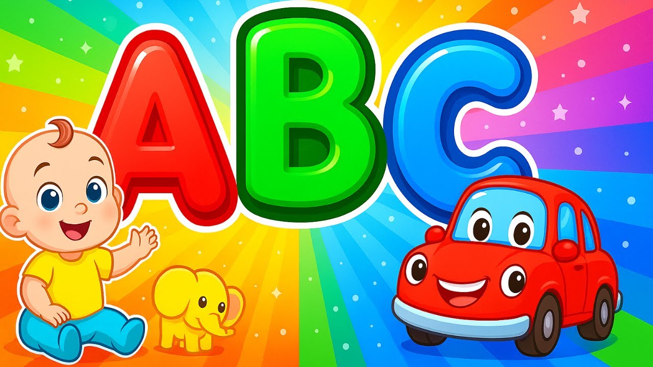 ABC Song with Visuals | Colorful Alphabet for Kids | Joyful Kids ...