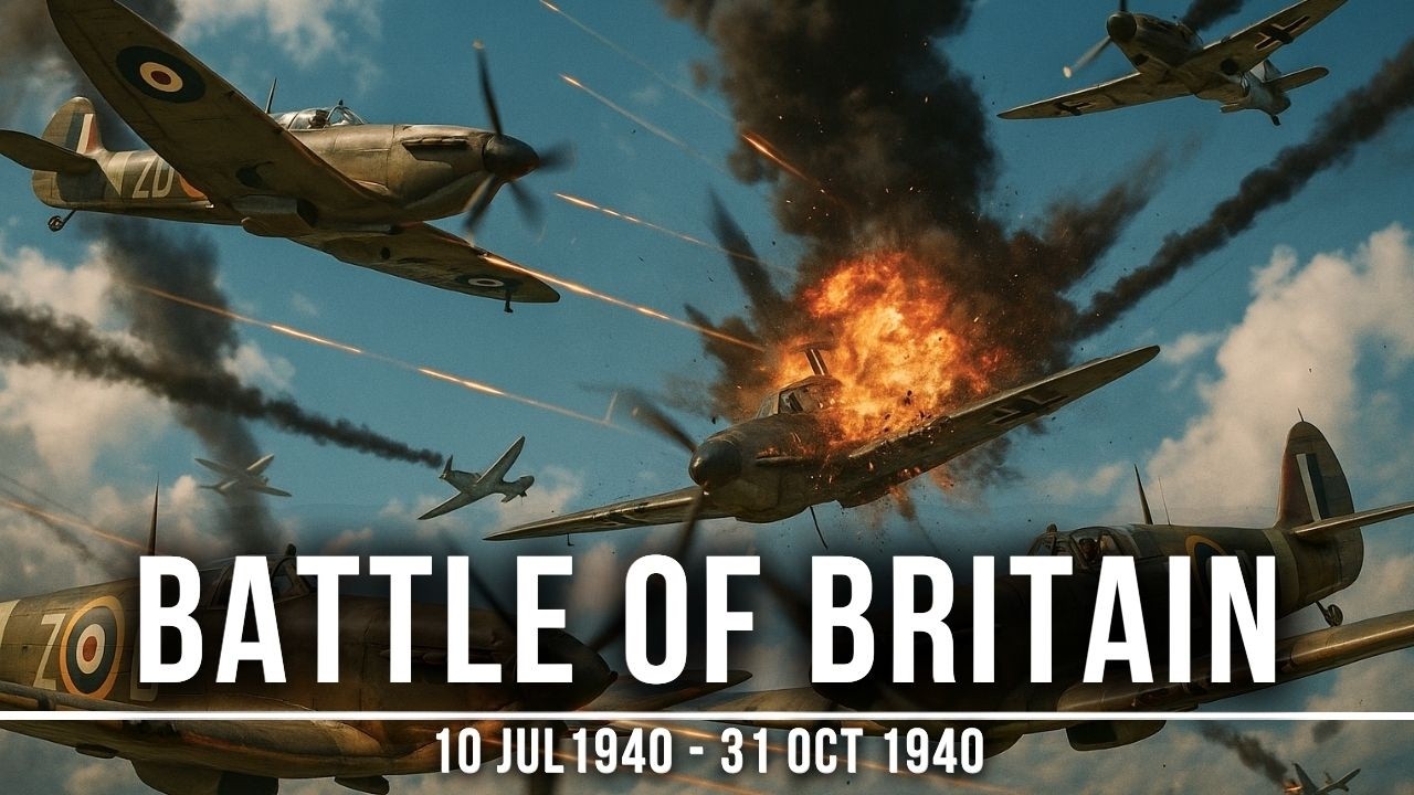 Fall Asleep To | The ENTIRE Battle of Britain | RAF vs Luftwaffe | WW2 ...