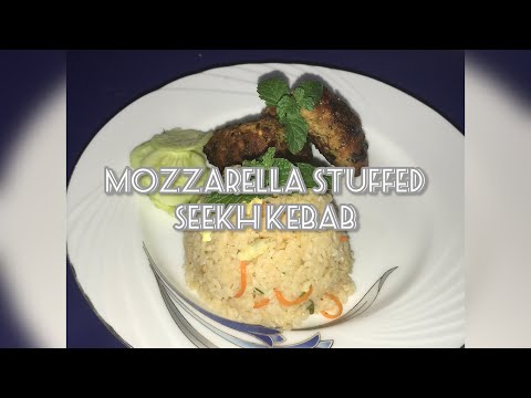 Mozzarella Stuffed seekh kebab ||Ramadan special ||Cookwithmasuma