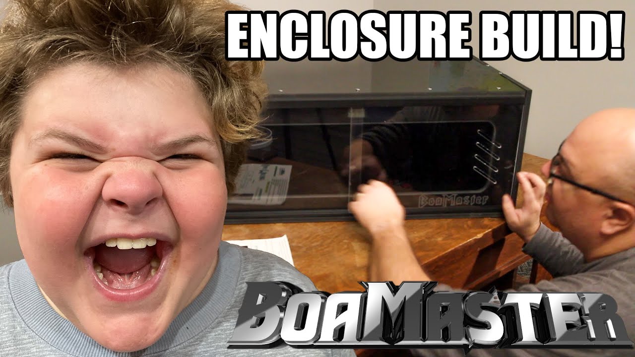 Boamaster PVC Reptile Enclosure Unboxing and Build! Father and Son ...