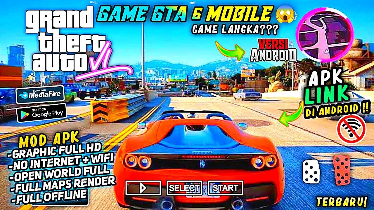10Mb? DOWNLOAD GTA 6 MOBILE APK OFFLINE FULL MOD - YouTube