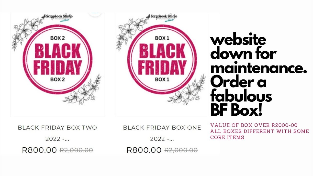 Coming next week & BLACK FRIDAY BOXES! - YouTube