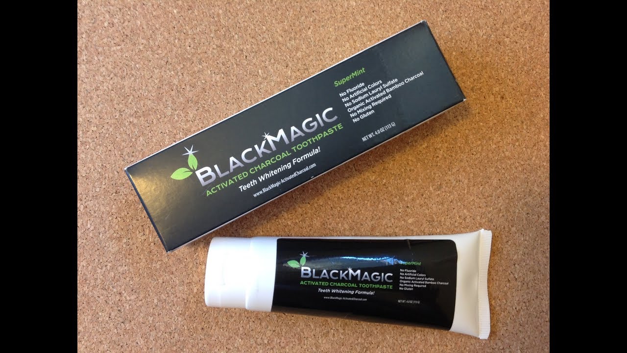 Black Magic Activated Charcoal Toothpaste Review - YouTube