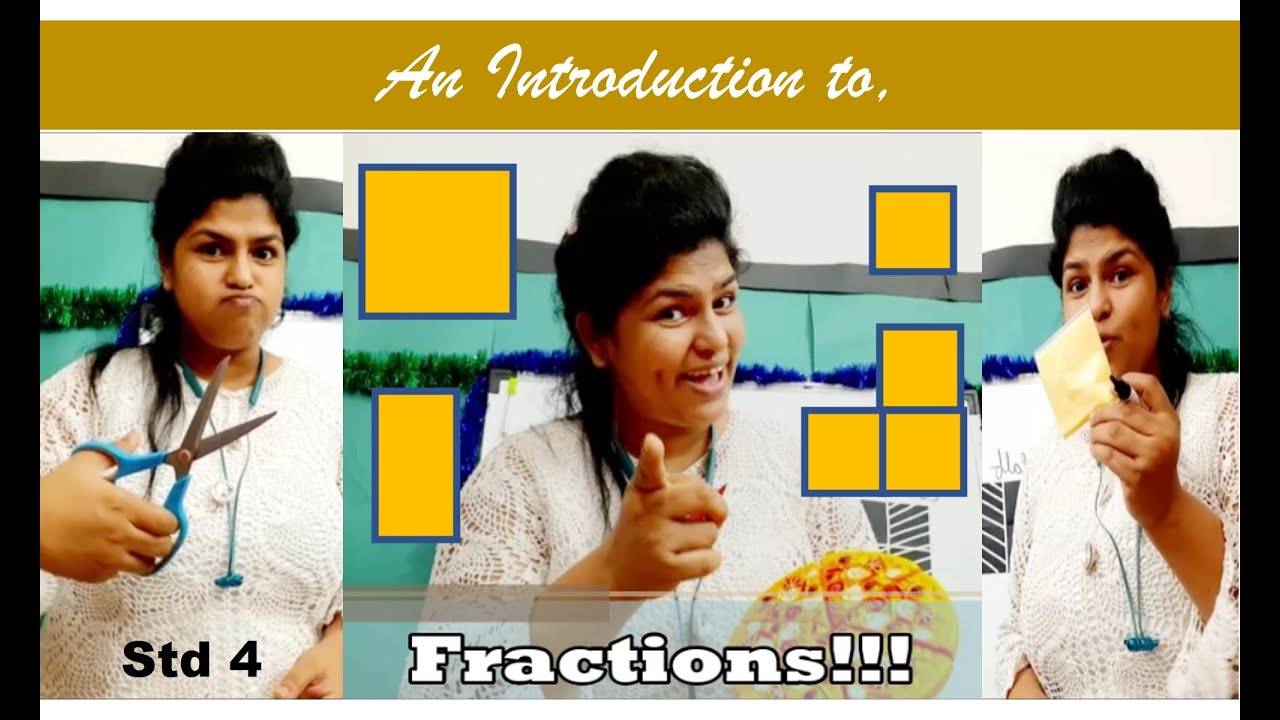 Introduction to Fractions | Explanation of Half, a Quarter and Three ...