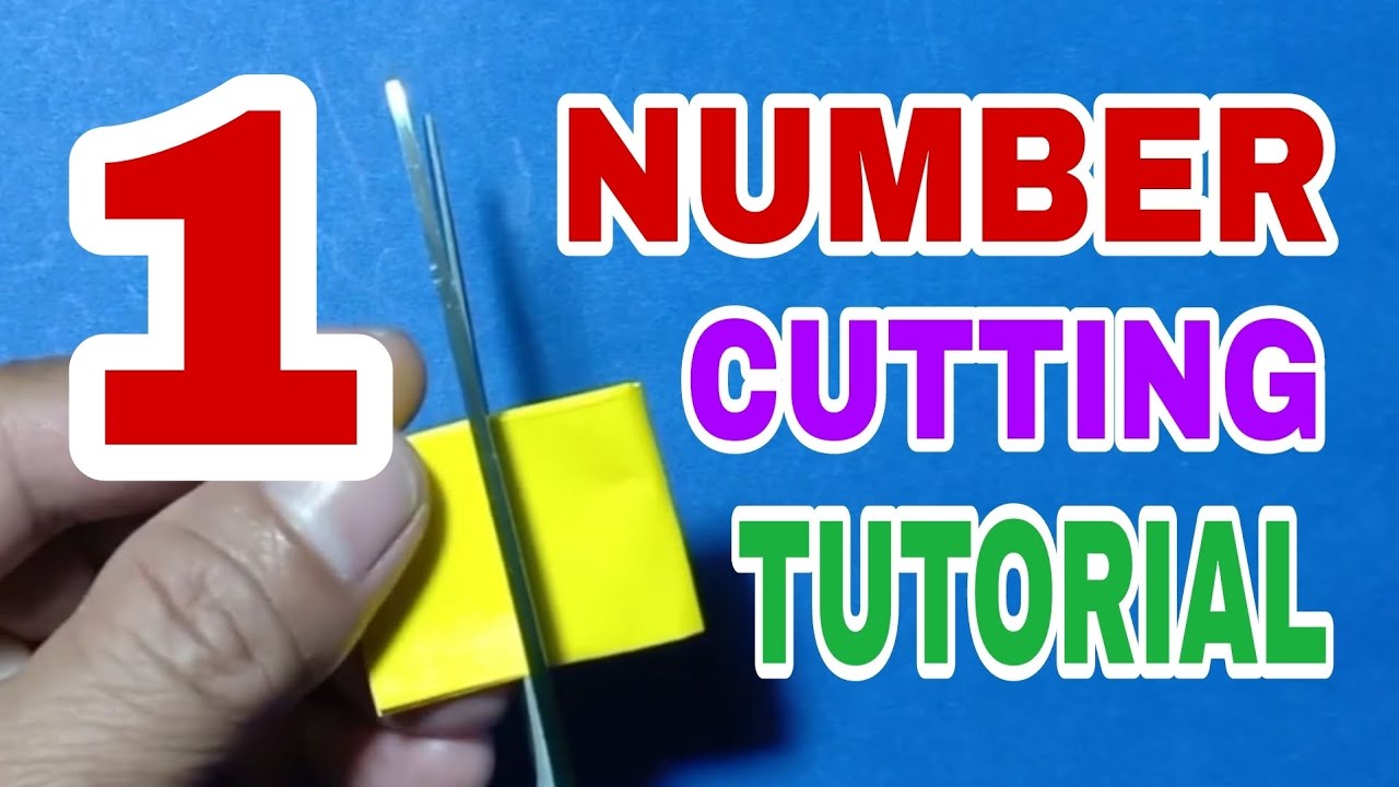 number cutting tutorial 1 - YouTube