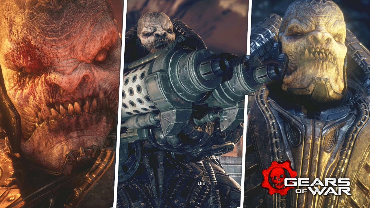 GEARS OF WAR REMASTERED - All "General RAAM" Scenes And Encounters ...