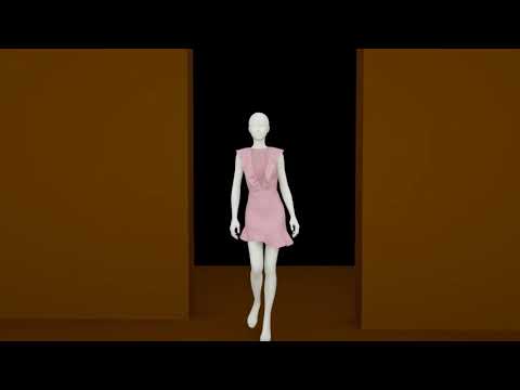 【3D Catwalk animation】- CDA2221 | Jiun Yuh Lace