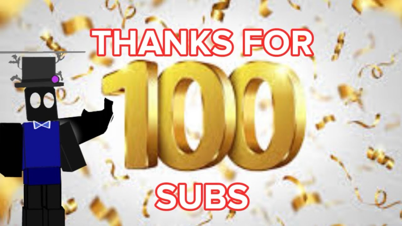 THANK YOU (100 sub goal) - YouTube