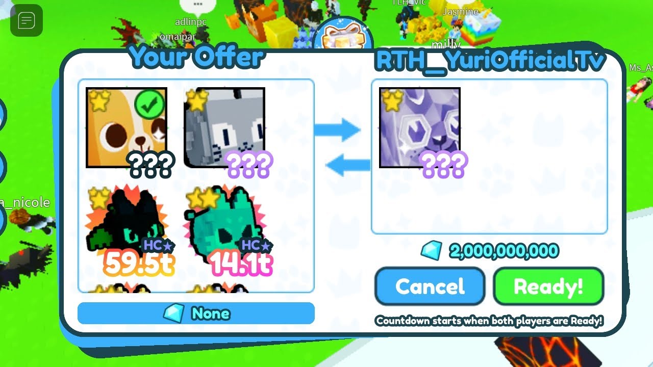 what would People trade for Huge scary corgi in Pet simulator x Roblox ...