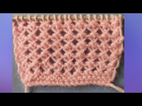 Beautiful Net Knitting Pattern for Shawl & Sweaters....Little Hearts ...