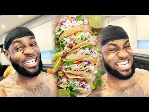 LeBron James Celebrates Taco Tuasday AGAIN !! - YouTube
