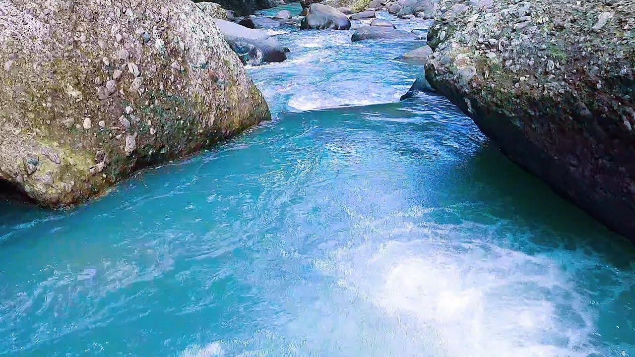 Natural Flowing Stream | Relaxing Water Ambience for Deep Sleep and ...