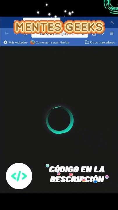 Cómo crear un spinner animado | #HTML y #CSS #webdevelopment #desarrolloweb #programming #coding ...