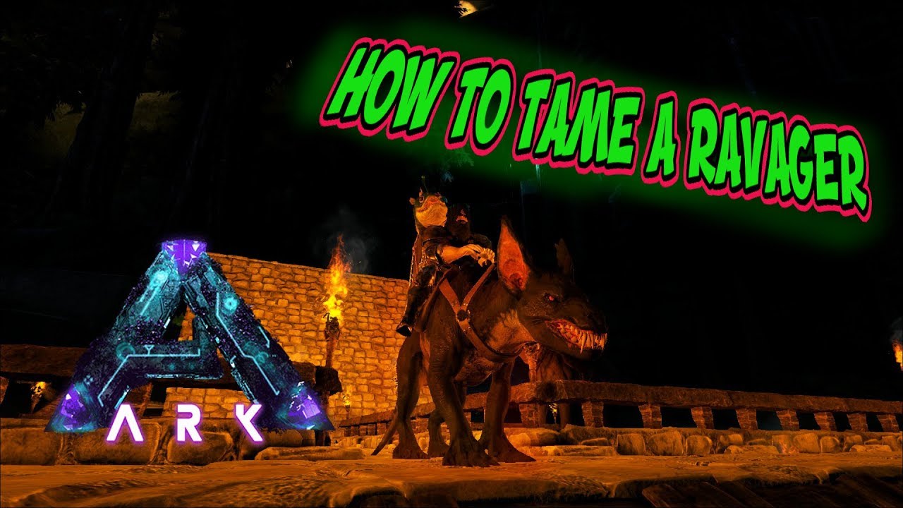ARK Aberration - HOW TO TAME A RAVAGER!!! - YouTube