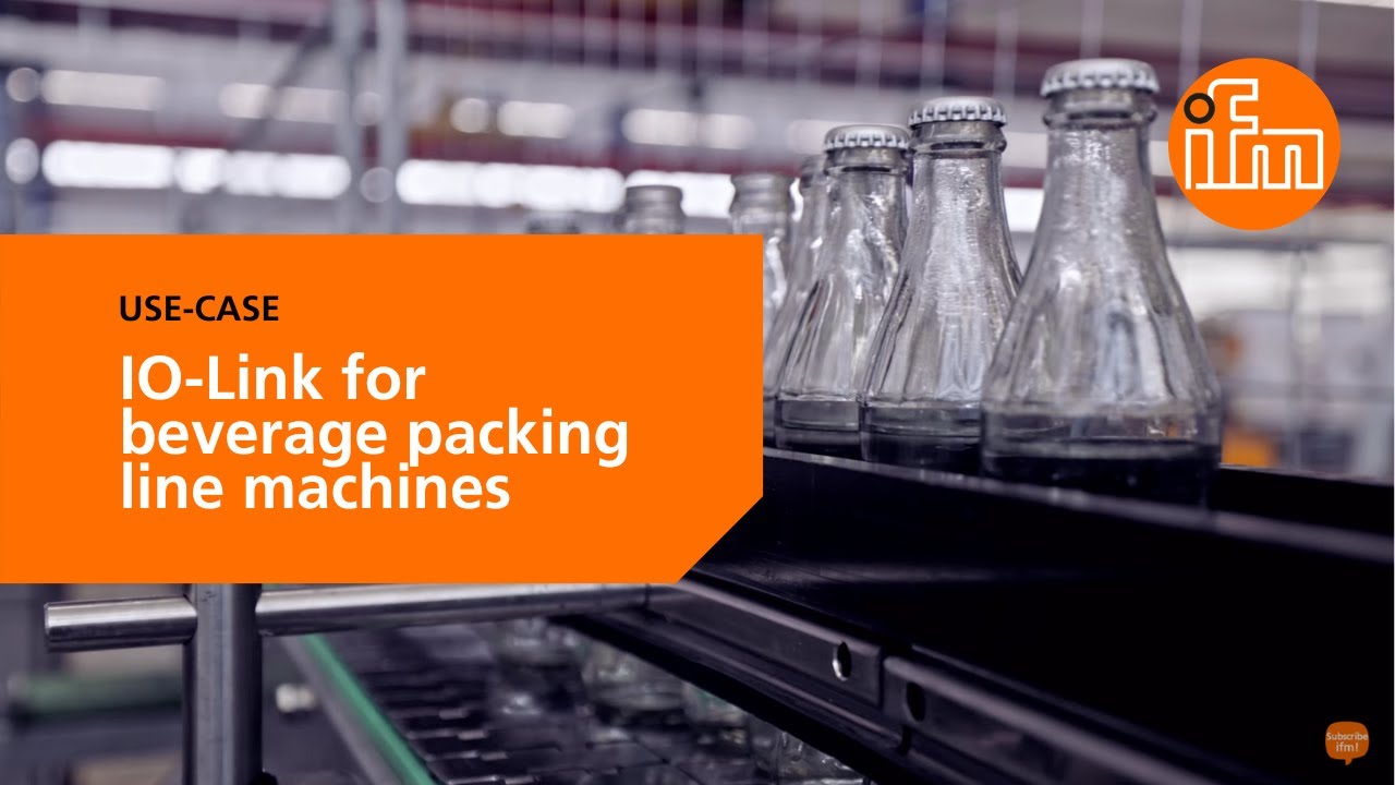 IO-Link technology for food and beverage packaging line machines [Use-Case] - YouTube