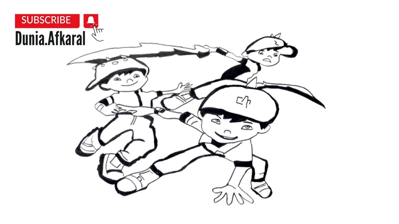 Boboiboy|Easy Drawing&Coloring Boboiboy Galaxy#easydrawing # ...