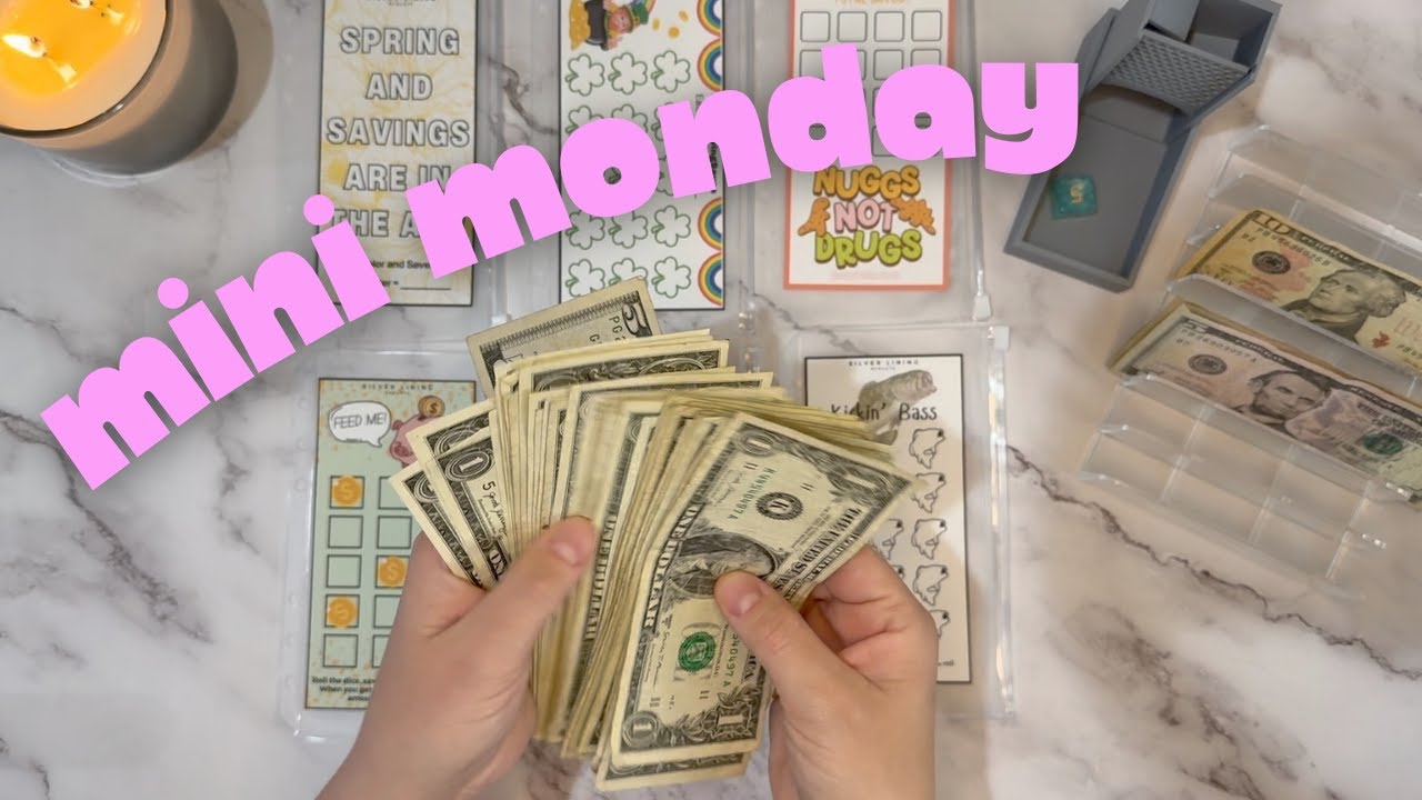Mini Monday Savings Challenges! 💰 Easy & Fun Way to Save Money | Cash ...
