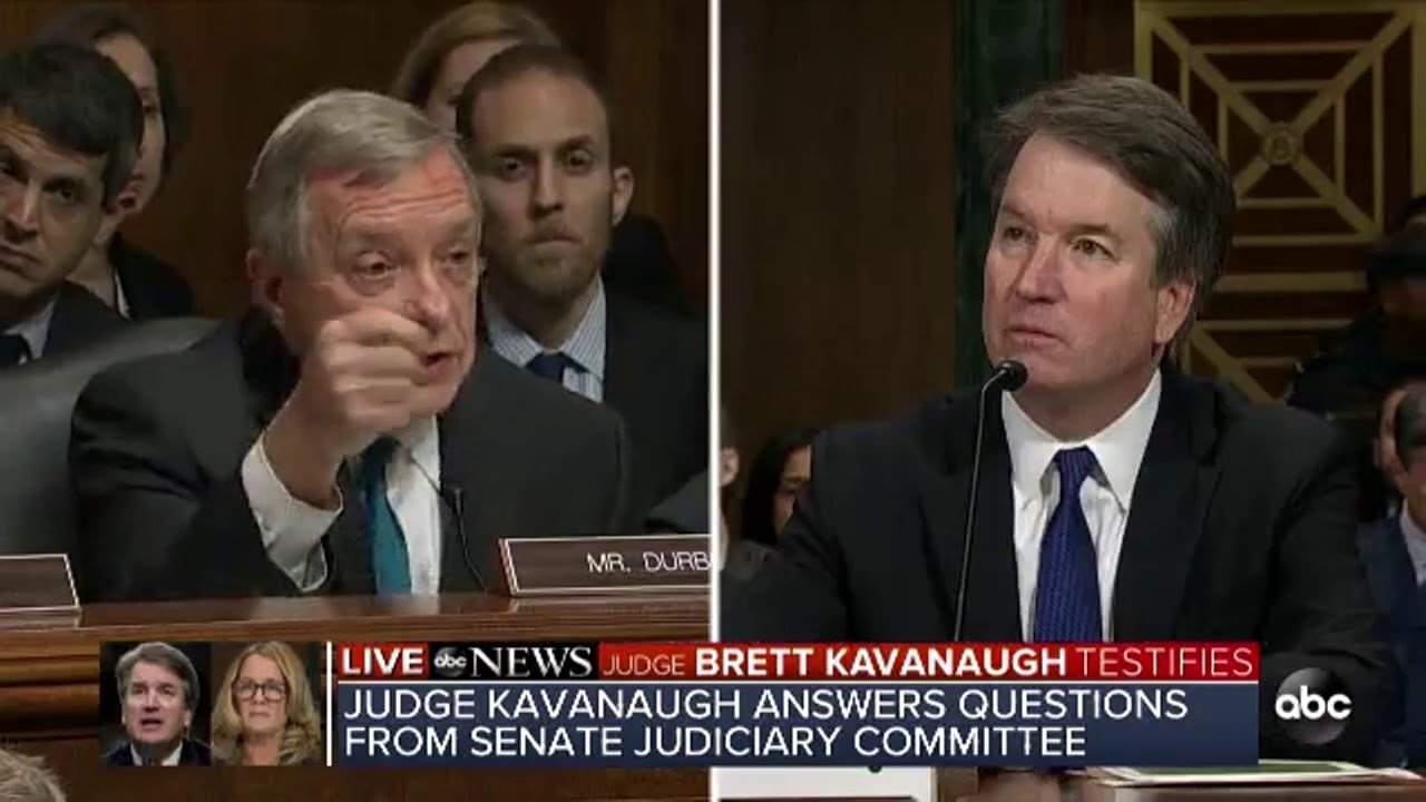 Illinois Senator Dick Durbin questions Brett Kavanaugh - YouTube
