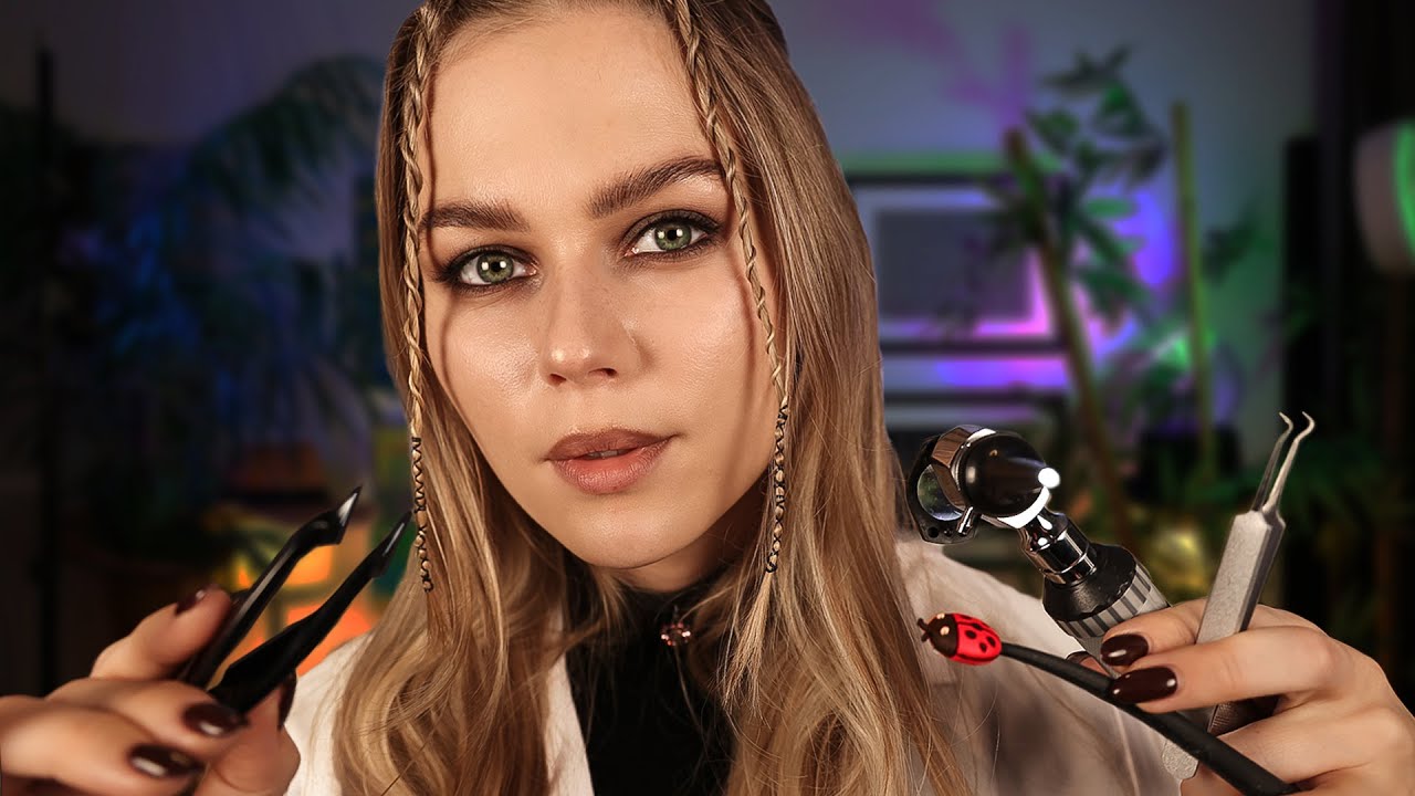 Asmr Sassy Doctor Alisa Cleaning Your Ears Personal Attention Youtube