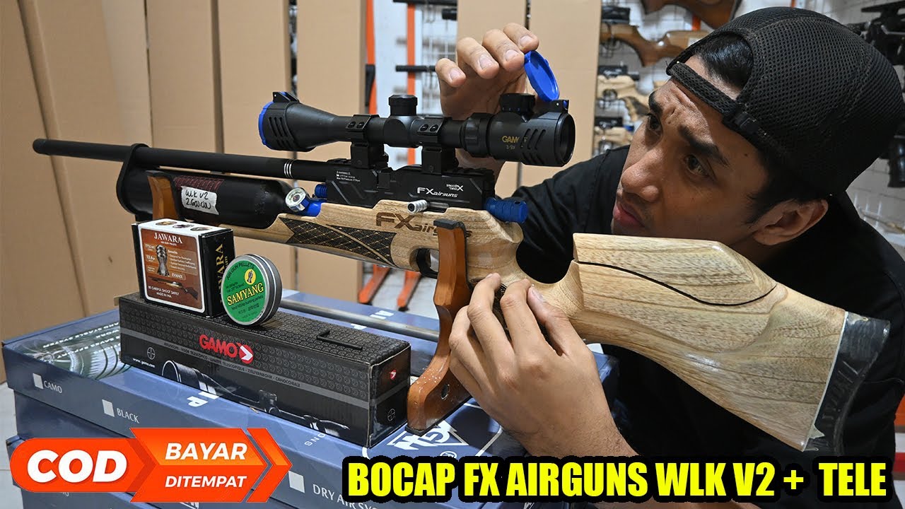 Harga senapan angin PCP BOCAP FX AIRGUNS WLK V2 dengan teleskop gamo ...