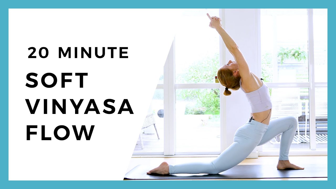 Soft Vinyasa Flow | Yoga for back mobility |Fun yoga class | Soothing ...