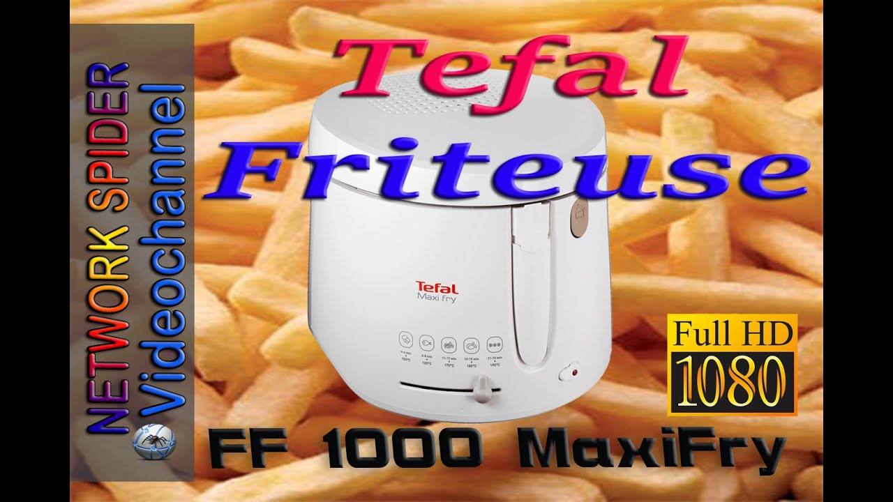 Friteuse Tefal FF1000 Maxi Fry - mit Biskin Fritieröl bis 210 Grad, im ...