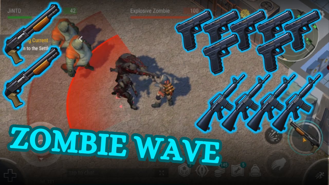 Doing 20 Zombie Wave's With Less Gun (Day88) - YouTube