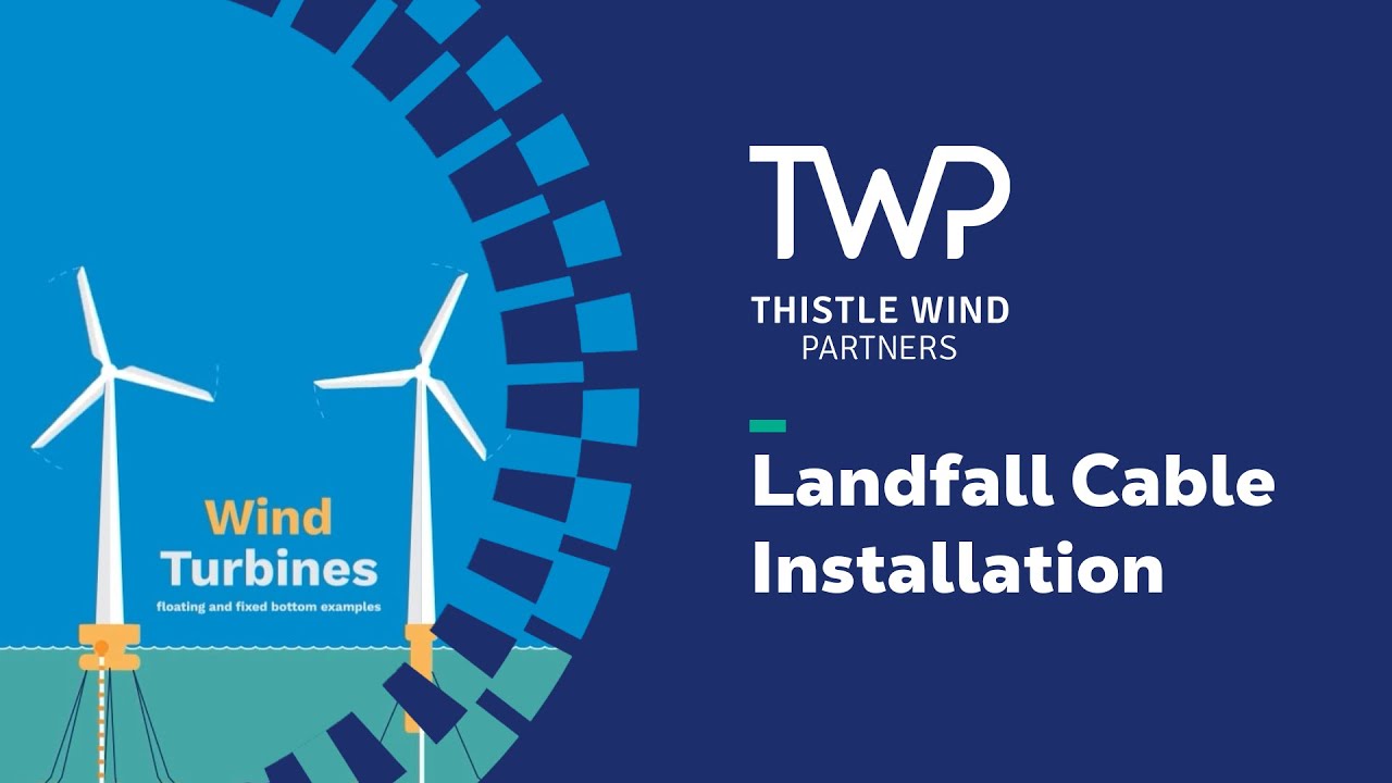 TWP Landfall Cable Installation - YouTube