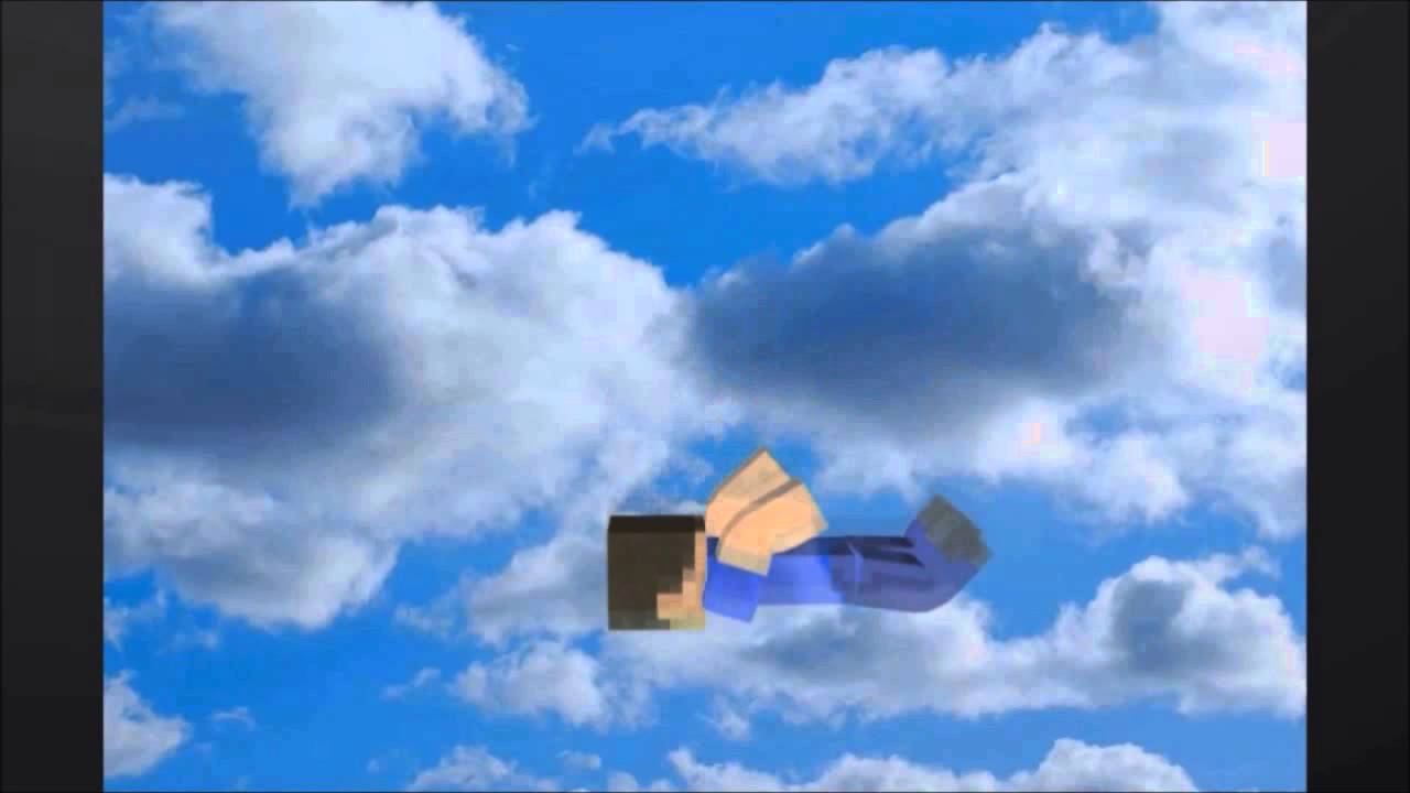 skydive minecraft animation - YouTube