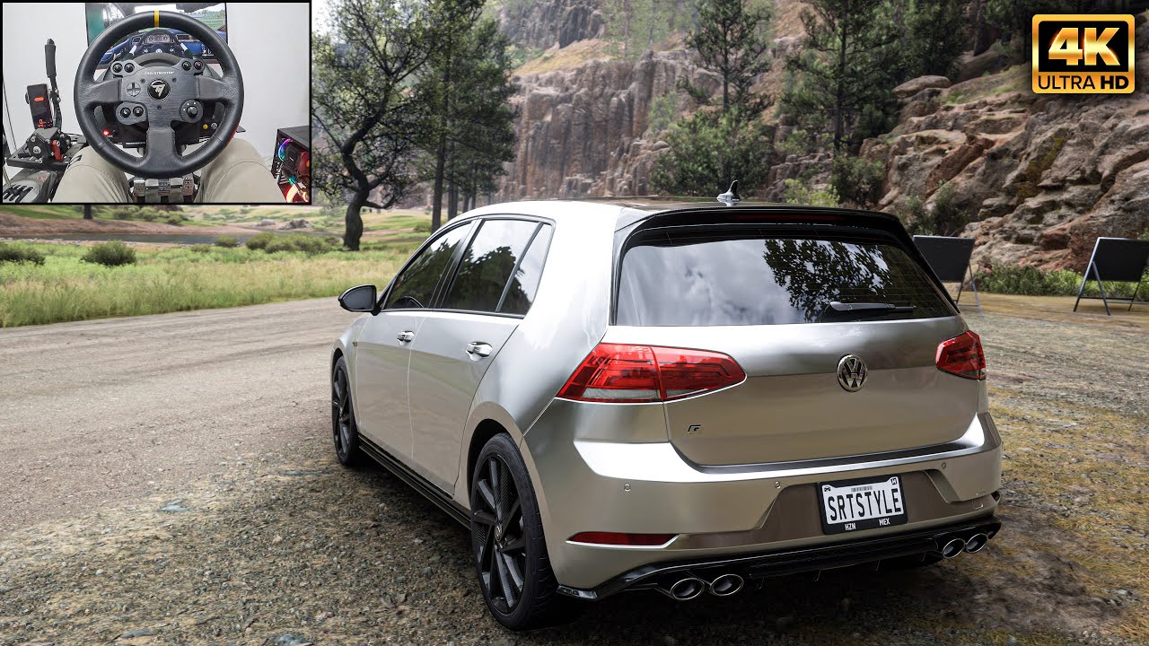 Volkswagen Golf R | Forza Horizon 5 | Thrustmaster TX - Gameplay - YouTube