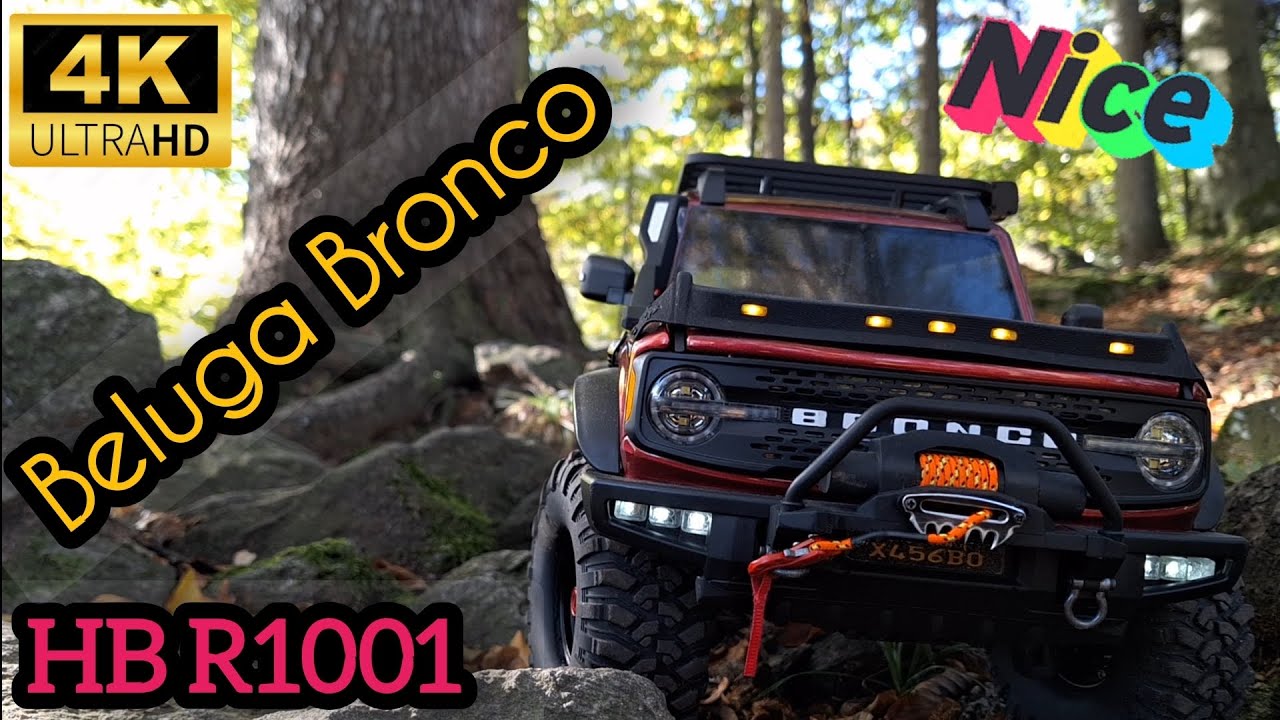 RC HB R1001 Beluga Bronco scale1/10 offroad - YouTube