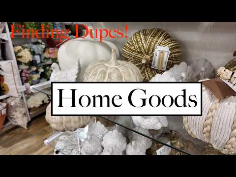 HOME GOODS !!  FINDING DUPES !! RECREATING A POTTERY BARN TABLE SCAPE! CAN WE FIND SIMILAR ITEMS ??