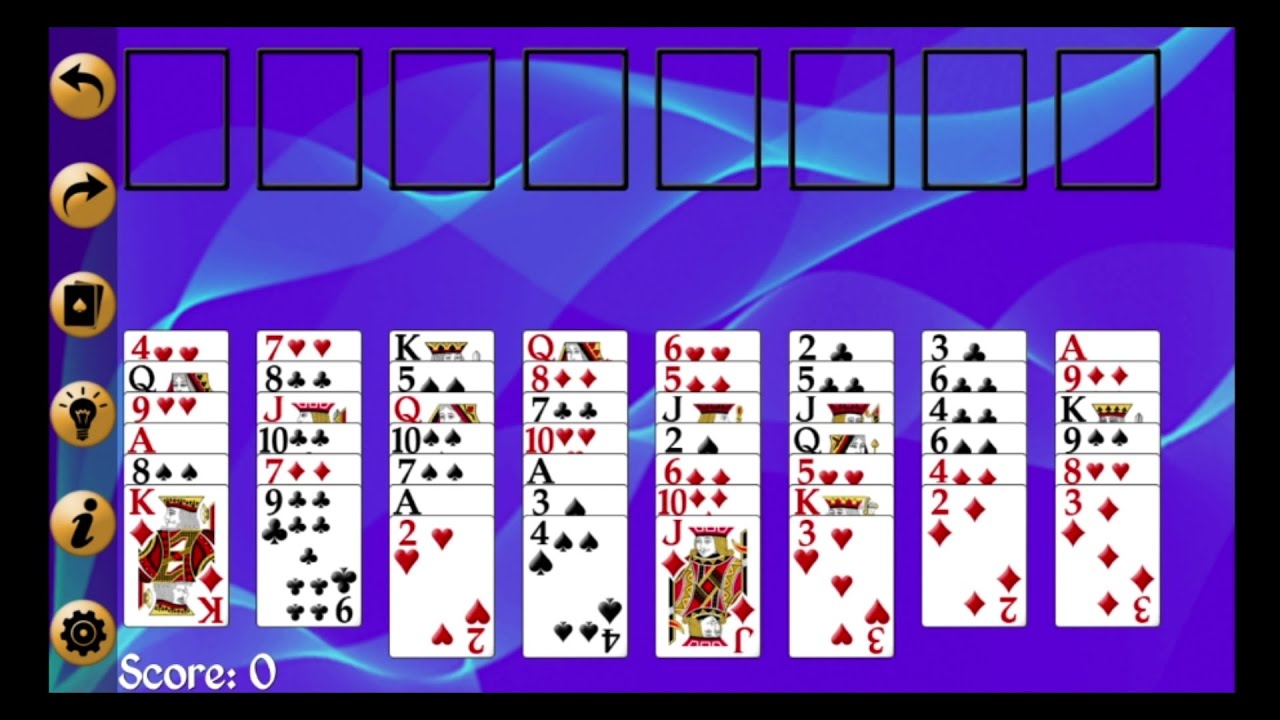 How to Play Wave Motion Solitaire - YouTube