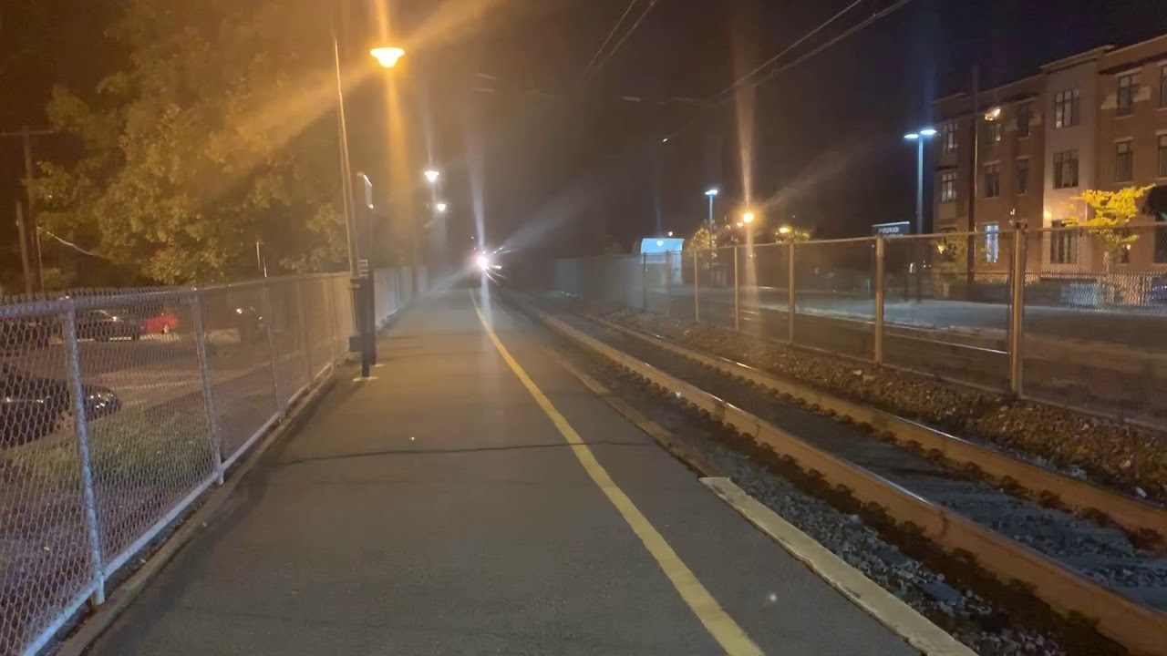 NJTRANSIT train x636 Passes Maplewood Station with 4604 Leading a East ...