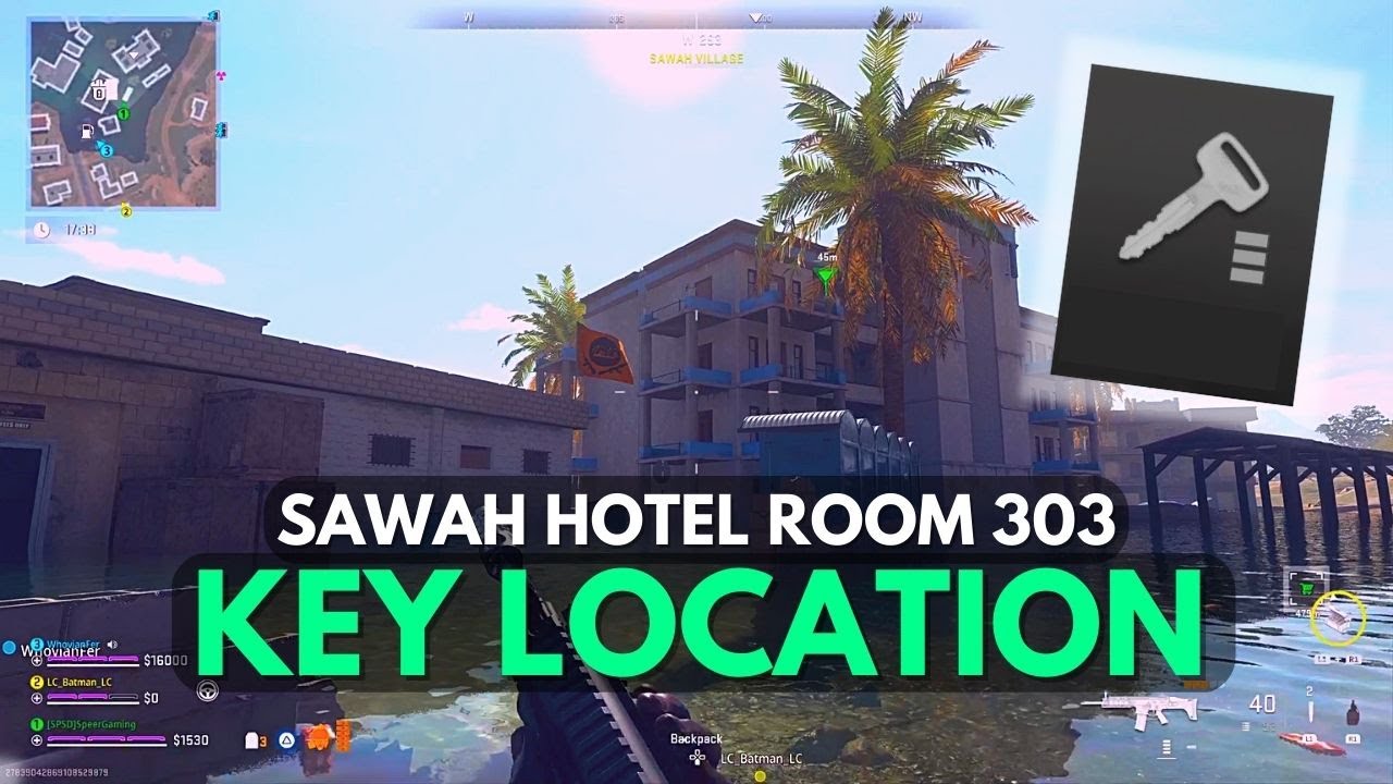 Sawah Hotel Room 303 Key - DMZ Location Guide - YouTube