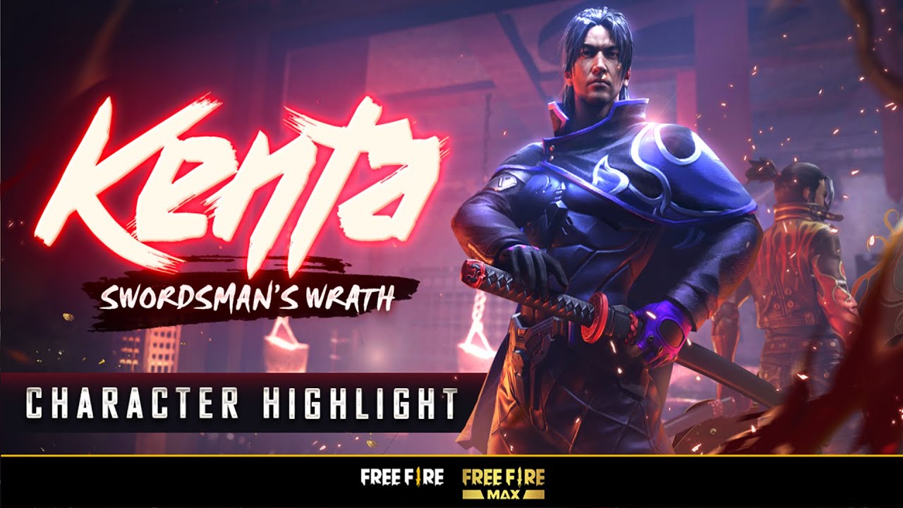 Kenta New Character Overview | Kenta New Character Skills | Garena Free ...