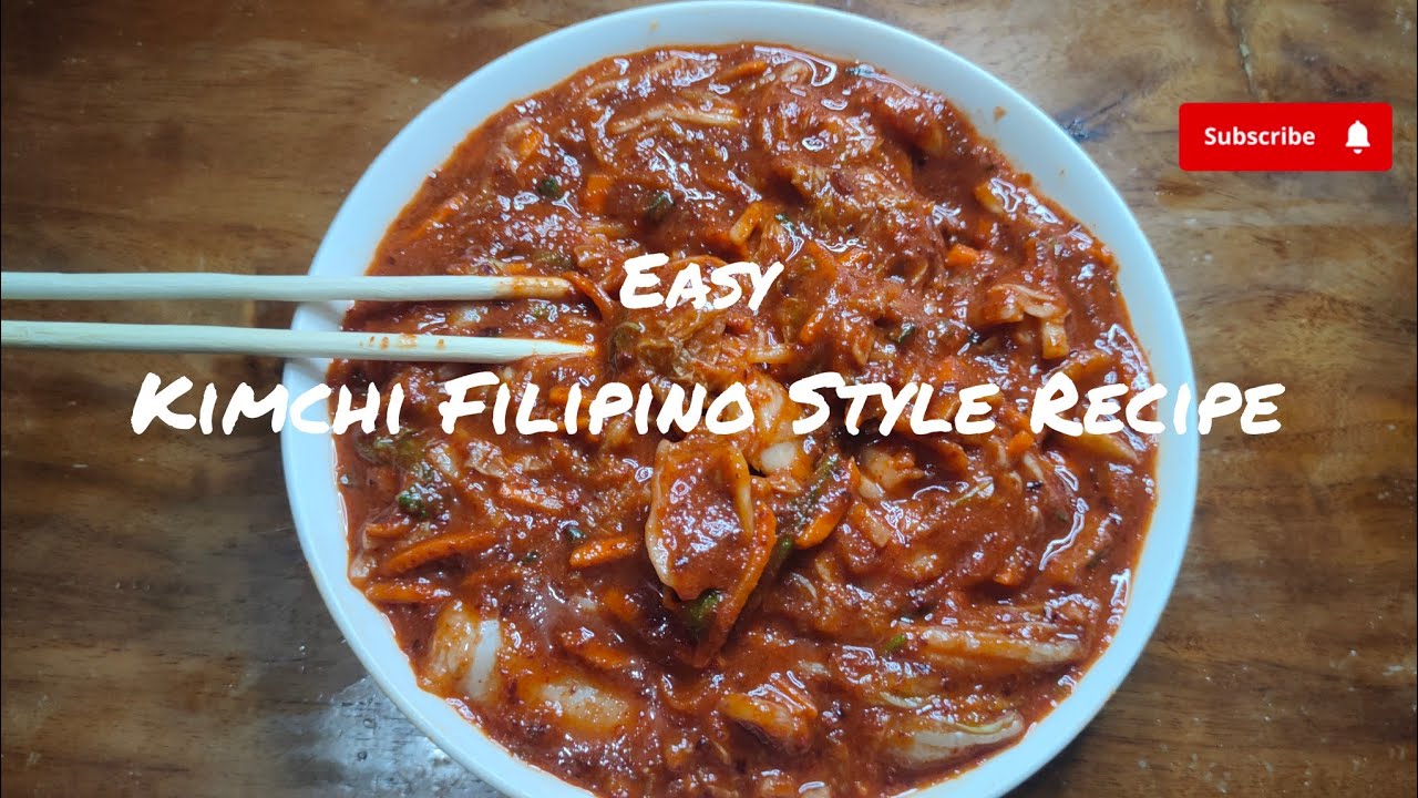 Easy kimchi Filipino Style Recipe 🤍 #kimchi - YouTube