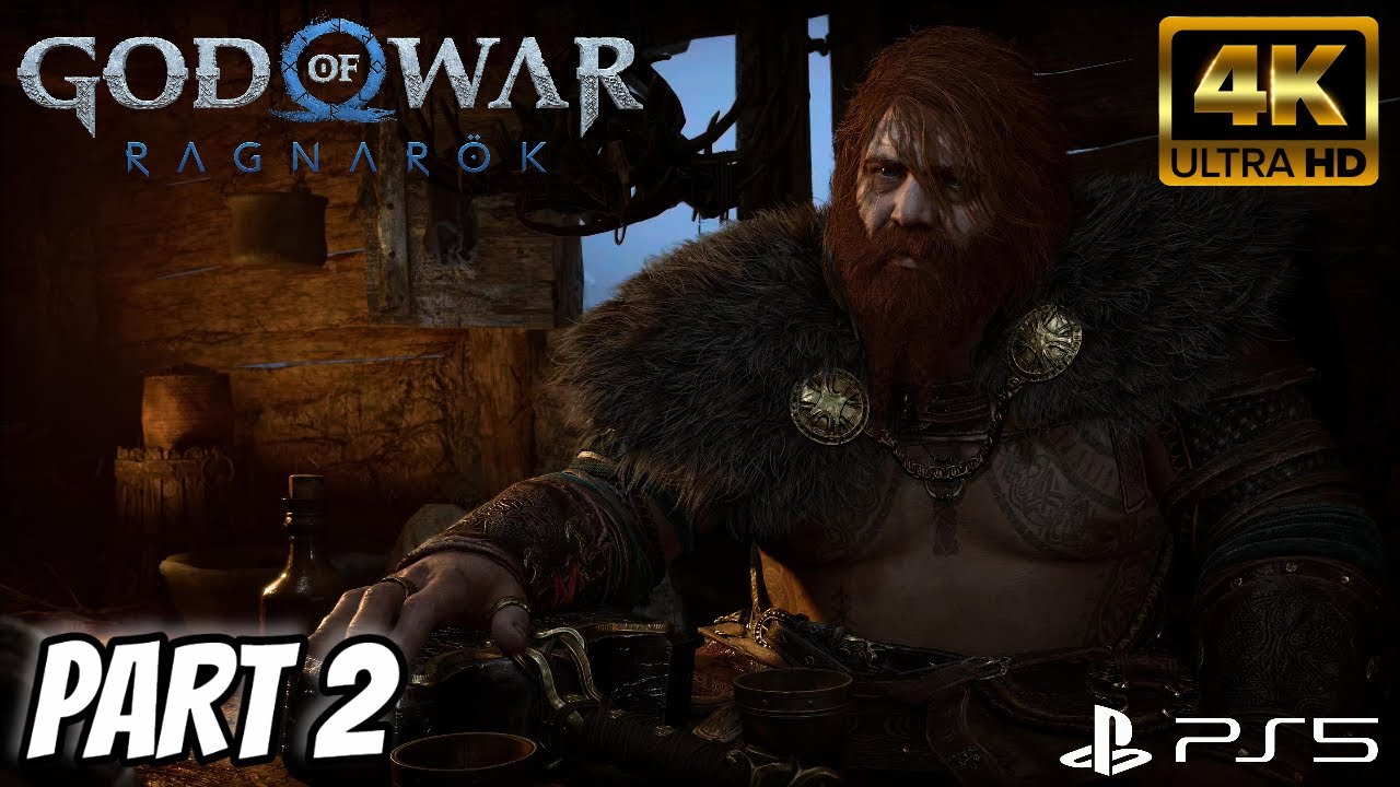 God Of War Ragnarok 4K PS5 Campaign Walkthrough Gameplay Part 2 - Thor ...