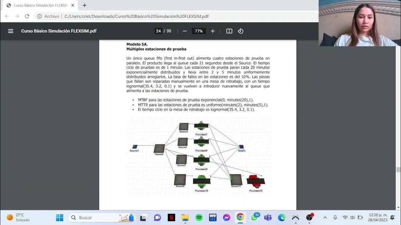Modelo 5A.- Curso Básico Simulación FLEXSIM - YouTube