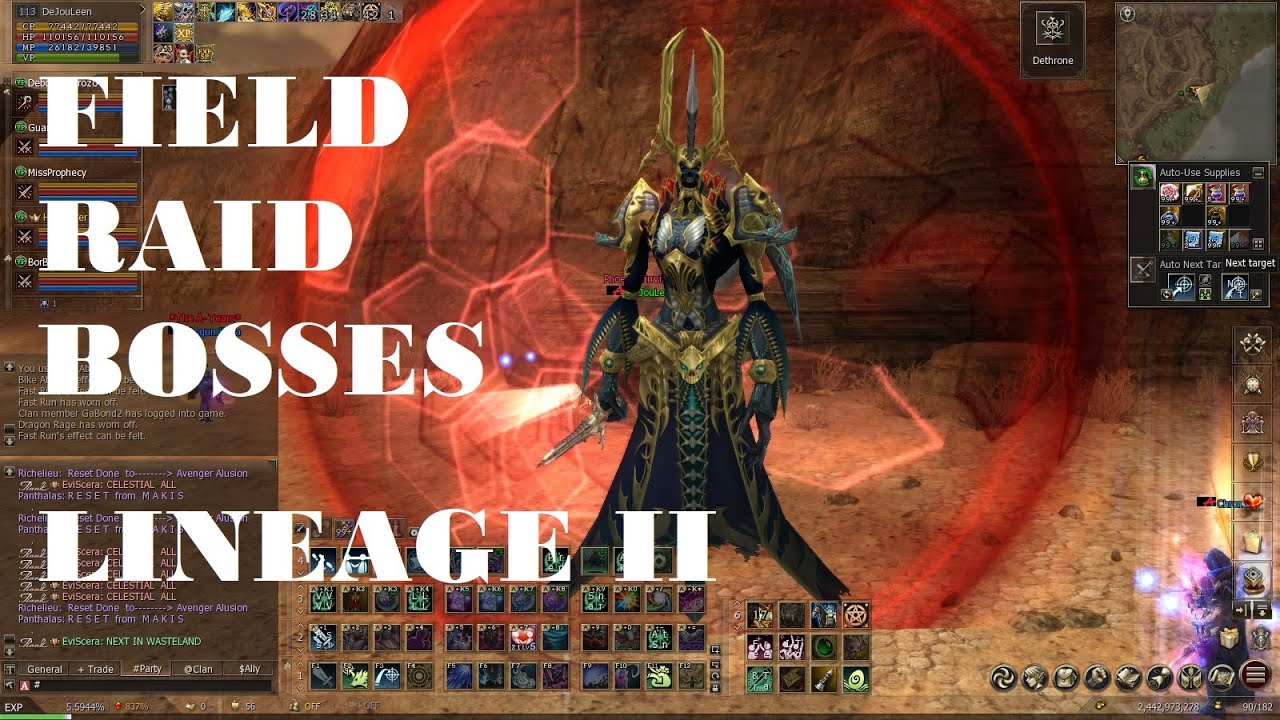 Lineage II | O que é Lineage 2 + Field Raid Bosses | Oficial Chronos ...