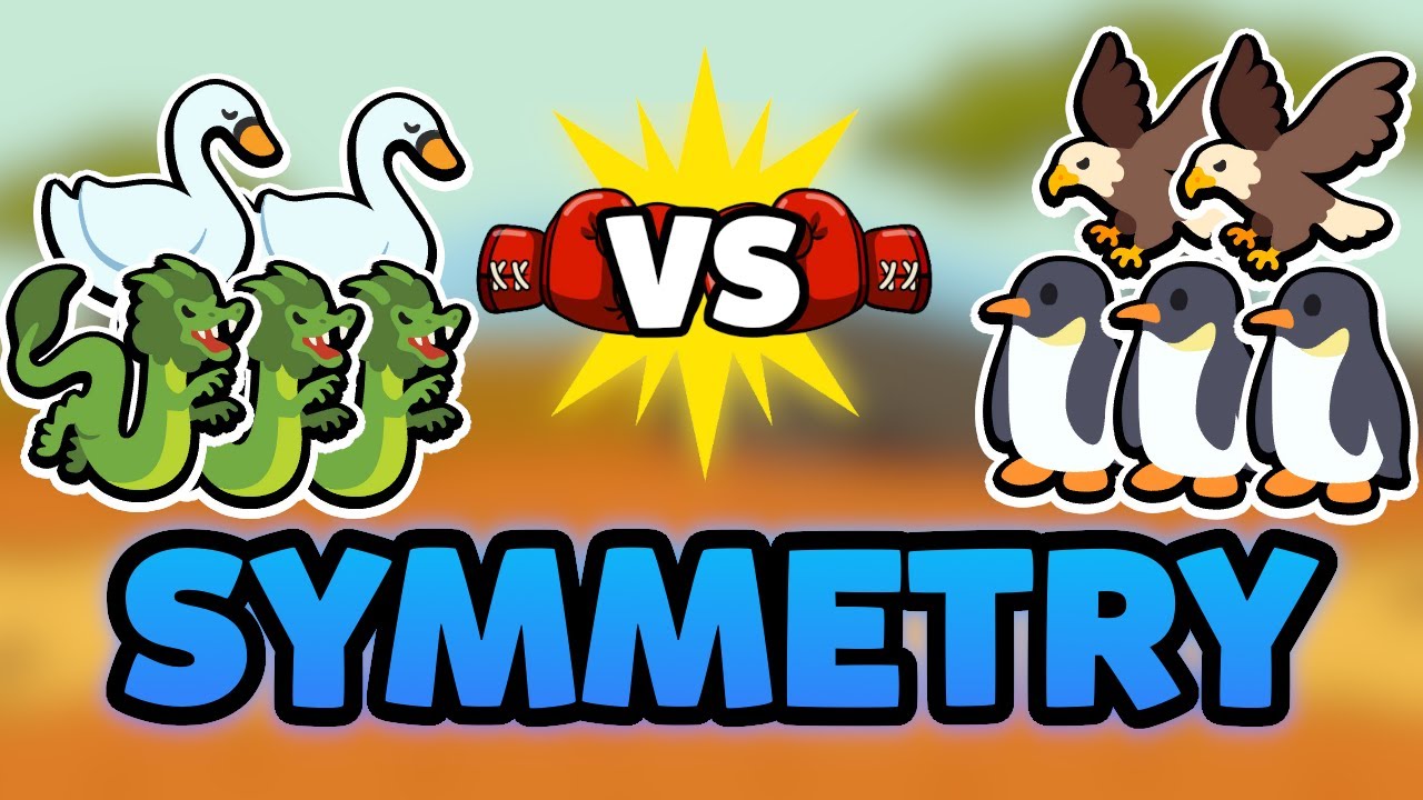 Super Auto Pets but we can only use SYMMETRICAL TEAMS - YouTube