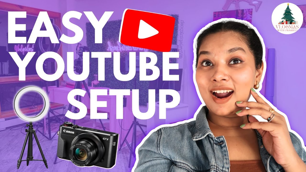 Beginner YOUTUBE setup in 2025! #vlogmasday3 - YouTube