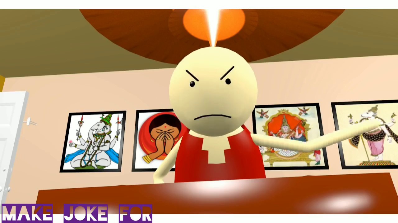 Make Joke For #1| A story of Angry Baba | Funny animation video 2018 ...