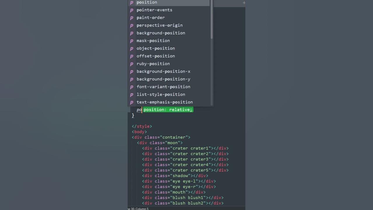 Css Moon Animation Html Css Css Coding Html Coder Codingbipro 0201
