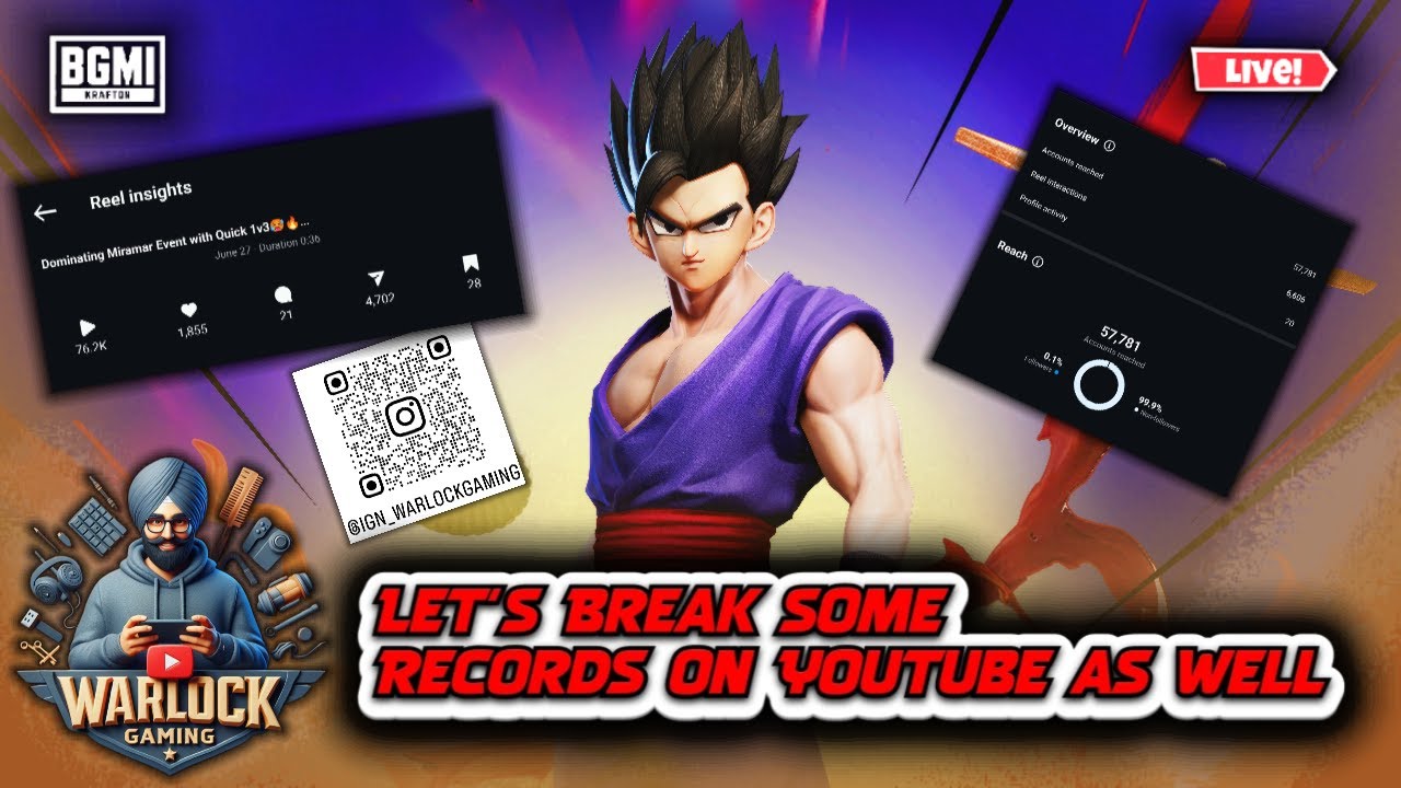 Let's Dominate YouTube Algorithm with BGMI | WARLOCK GAMING | #bgmi #bgmilive #live #shortsfeed ...