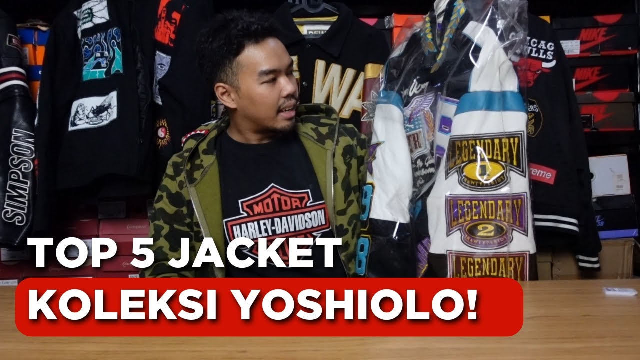TOP 5 JACKET YOSHIOLO! SUPREME, RAWTYPE RIOT, BAPE, VICIOUS PAIN! - YouTube