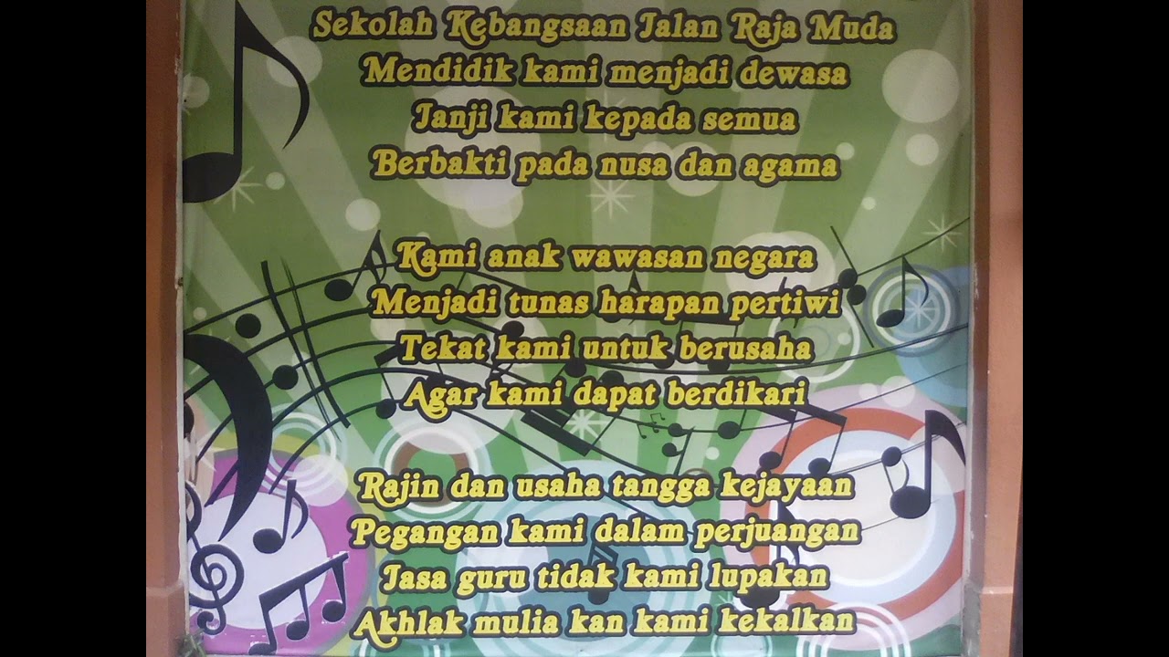 Lagu Rasmi SK Jalan Raja Muda - YouTube